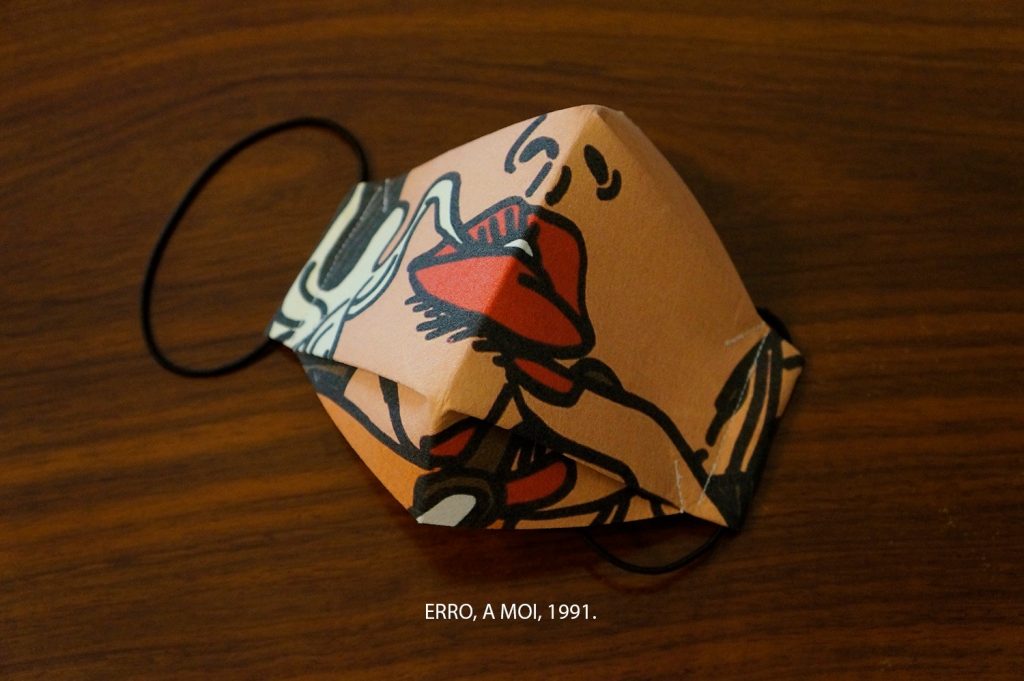 How did masks with depictions from the National Museum's art collection ...