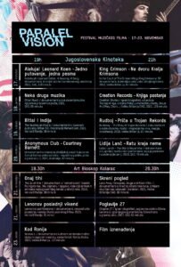 The 6th Music Film Festival - Parallel Visions will take place at ...